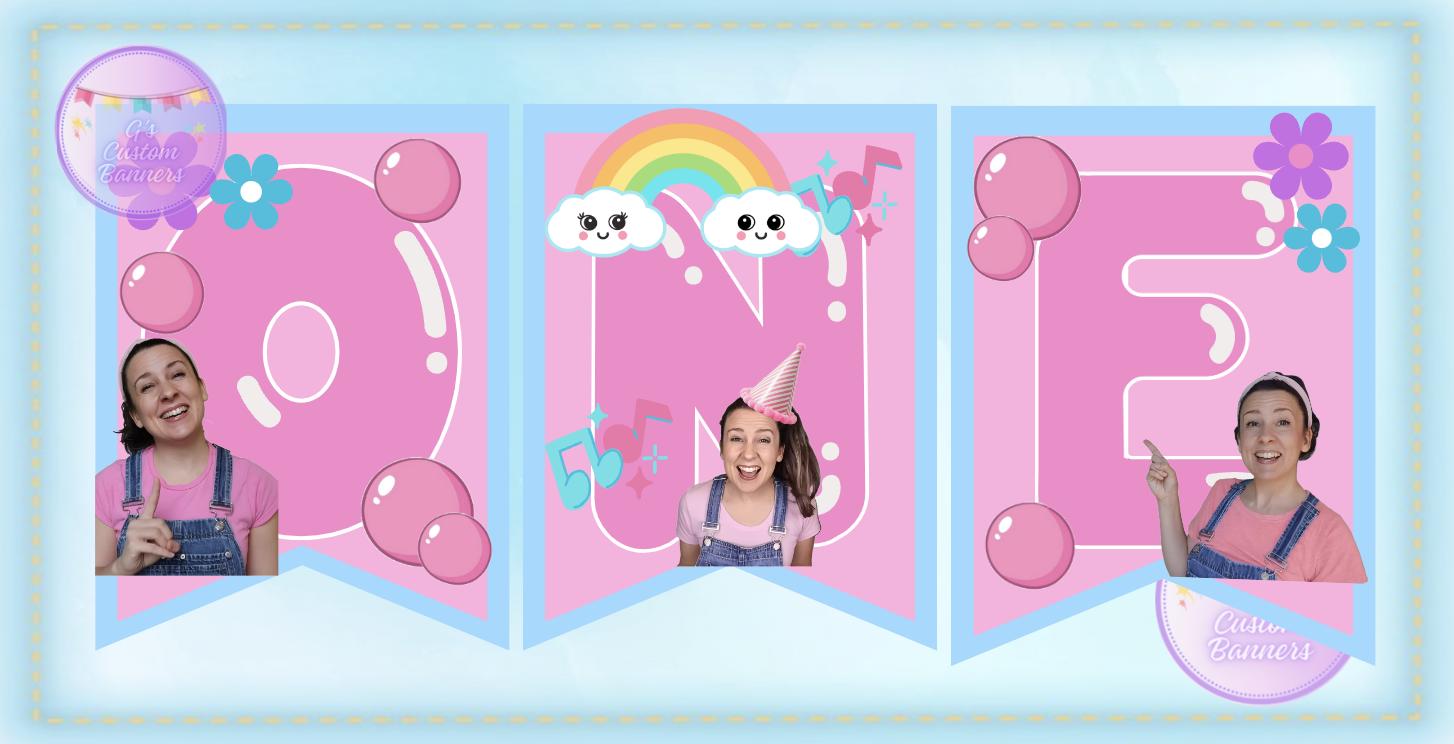Ms. Rachel High Chair Banner Only Printable Banner | Flowers and Music ...