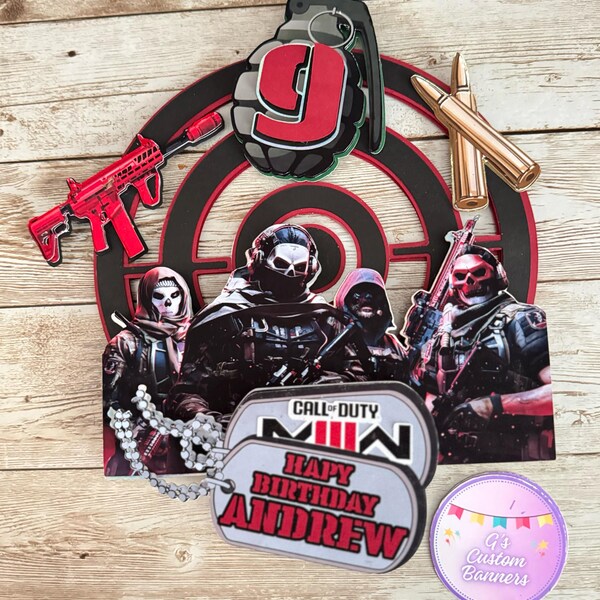 Call of Duty Cake Topper - Etsy