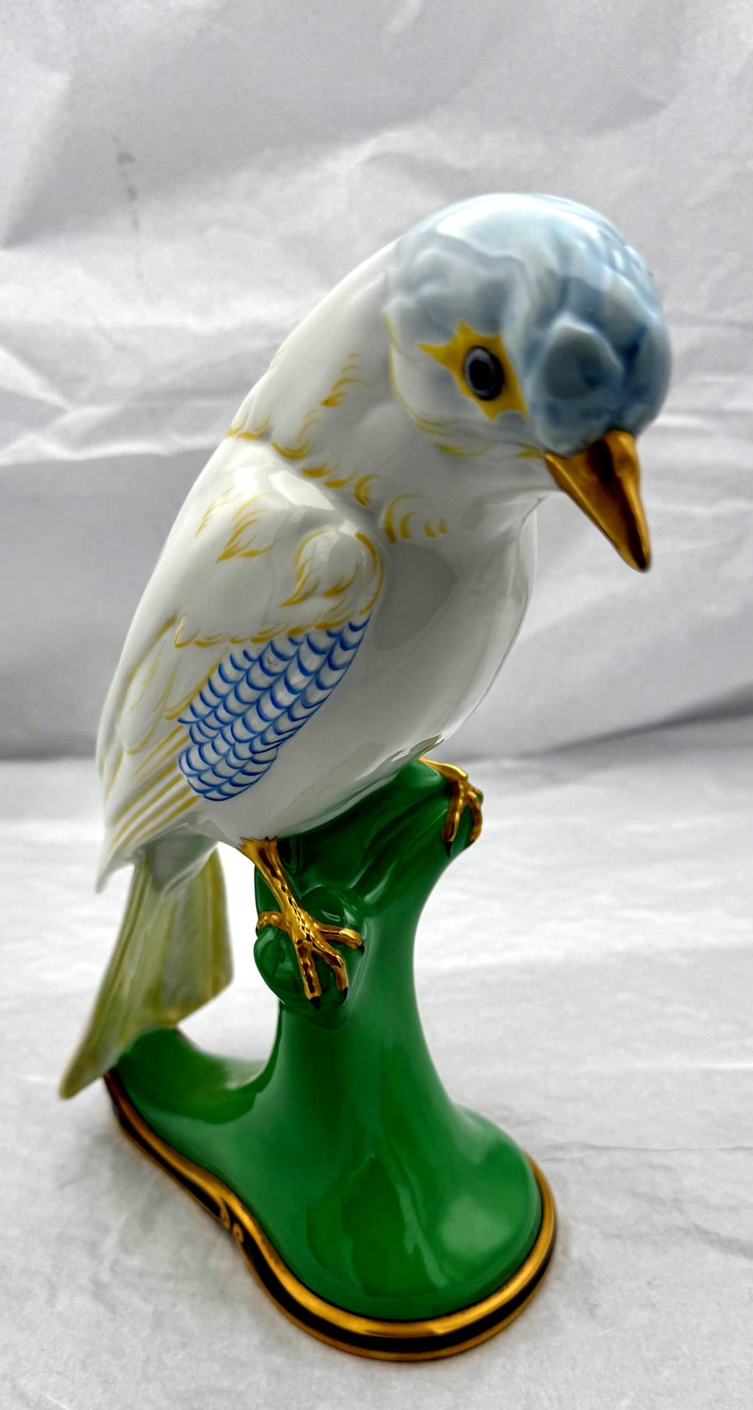 Antique German Porcelain Parakeet Figurine, Z S & Co Bavaria - Etsy