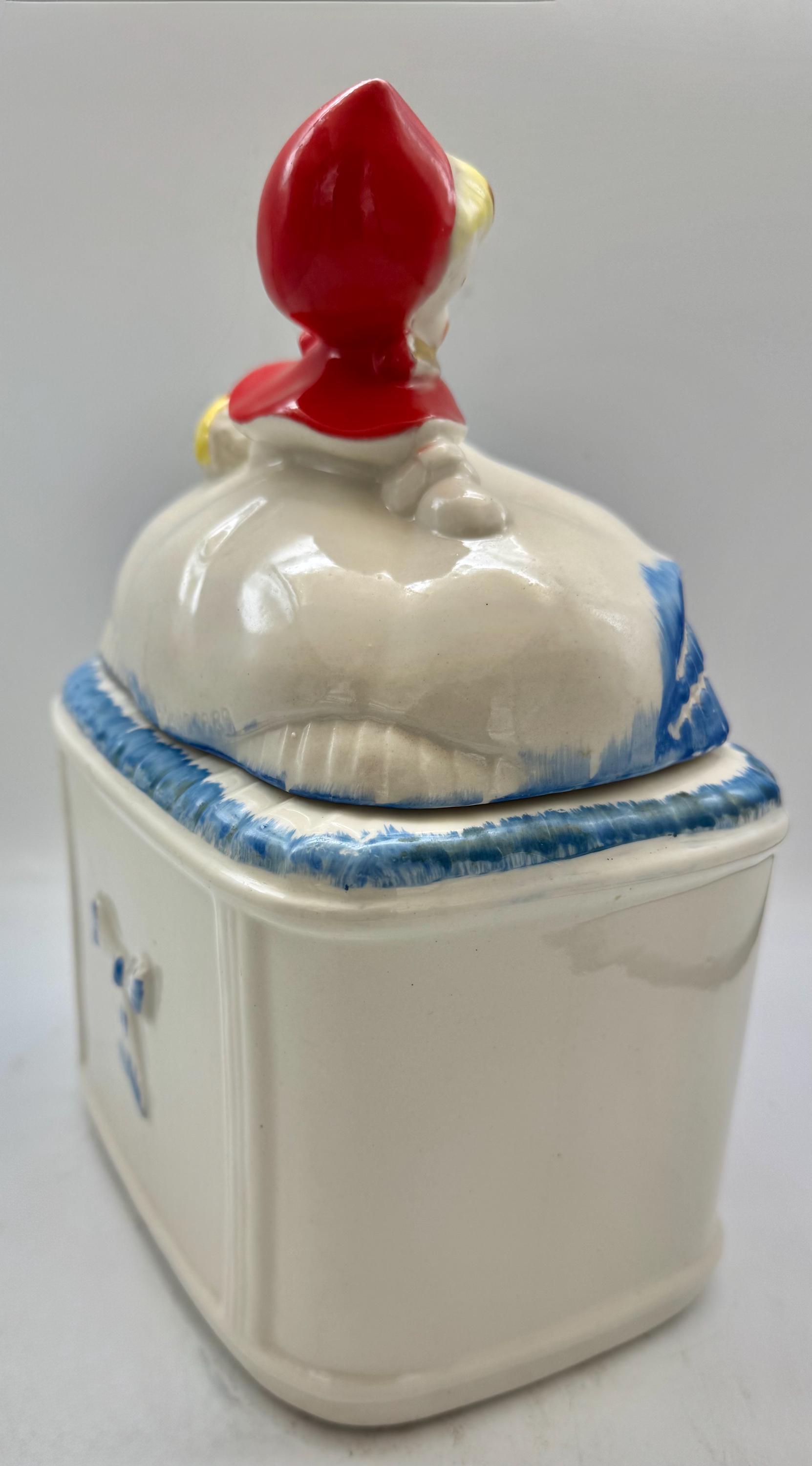 Vintage 1950s Little Red Riding Hood Ceramic Pat 135889 Large Coffee ...