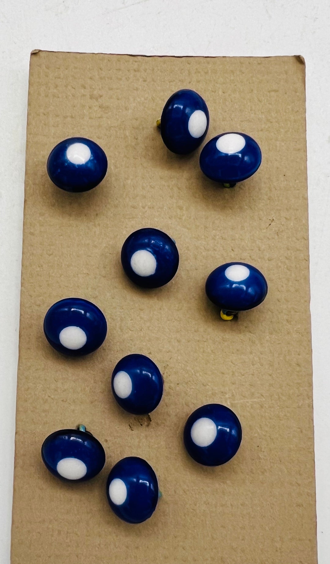 Antique Set 10 Victorian Cobalt Porcelain Buttons. - Etsy