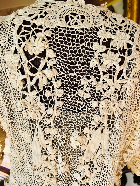 Gorgeous Antique Authentic Edwardian Handmade Crochet… - Gem