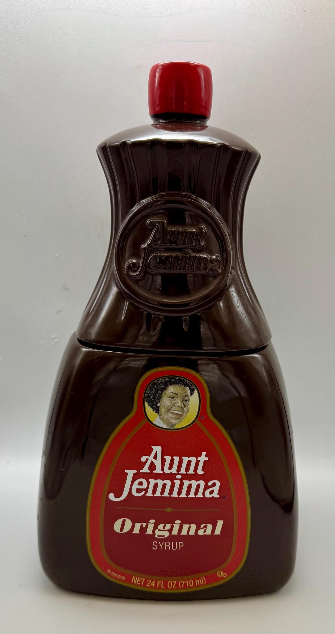 Scarce Vintage 1998 Aunt Jemima Syrup Bottle Ceramic Cookie Jar Limited ...