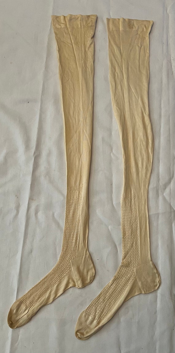 Matisse stretch garter stockings - Gem