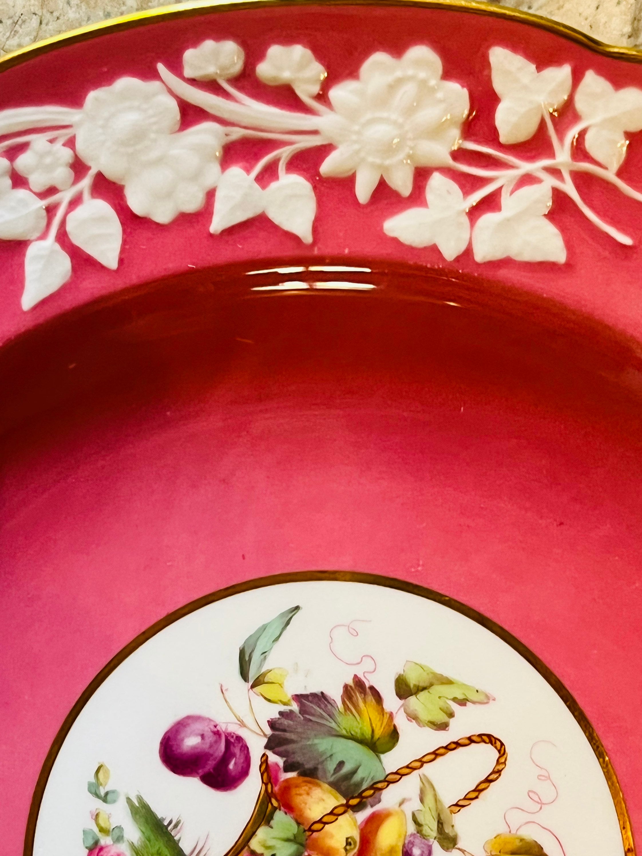 Antique Copeland Spode Pate Sur Pate Fruit 10.25 Porcelain - Etsy