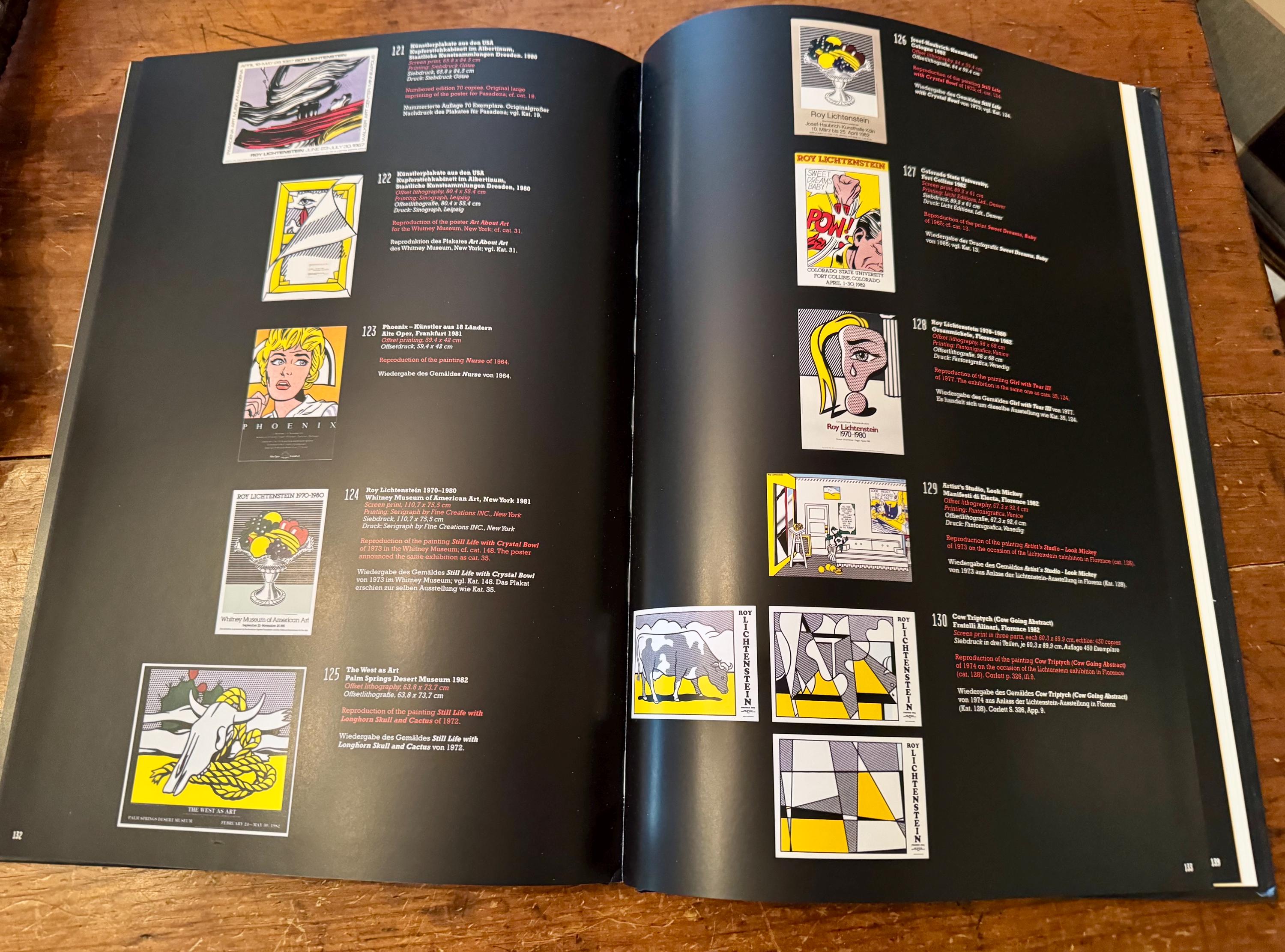 Roy Lichtenstein Posters Hard Cover Art Book Doring 2008 - Etsy