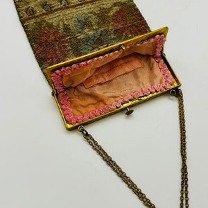 Lovely Antique 1920s Steel Beaded Bag Floral Design Evening Purse - Etsy