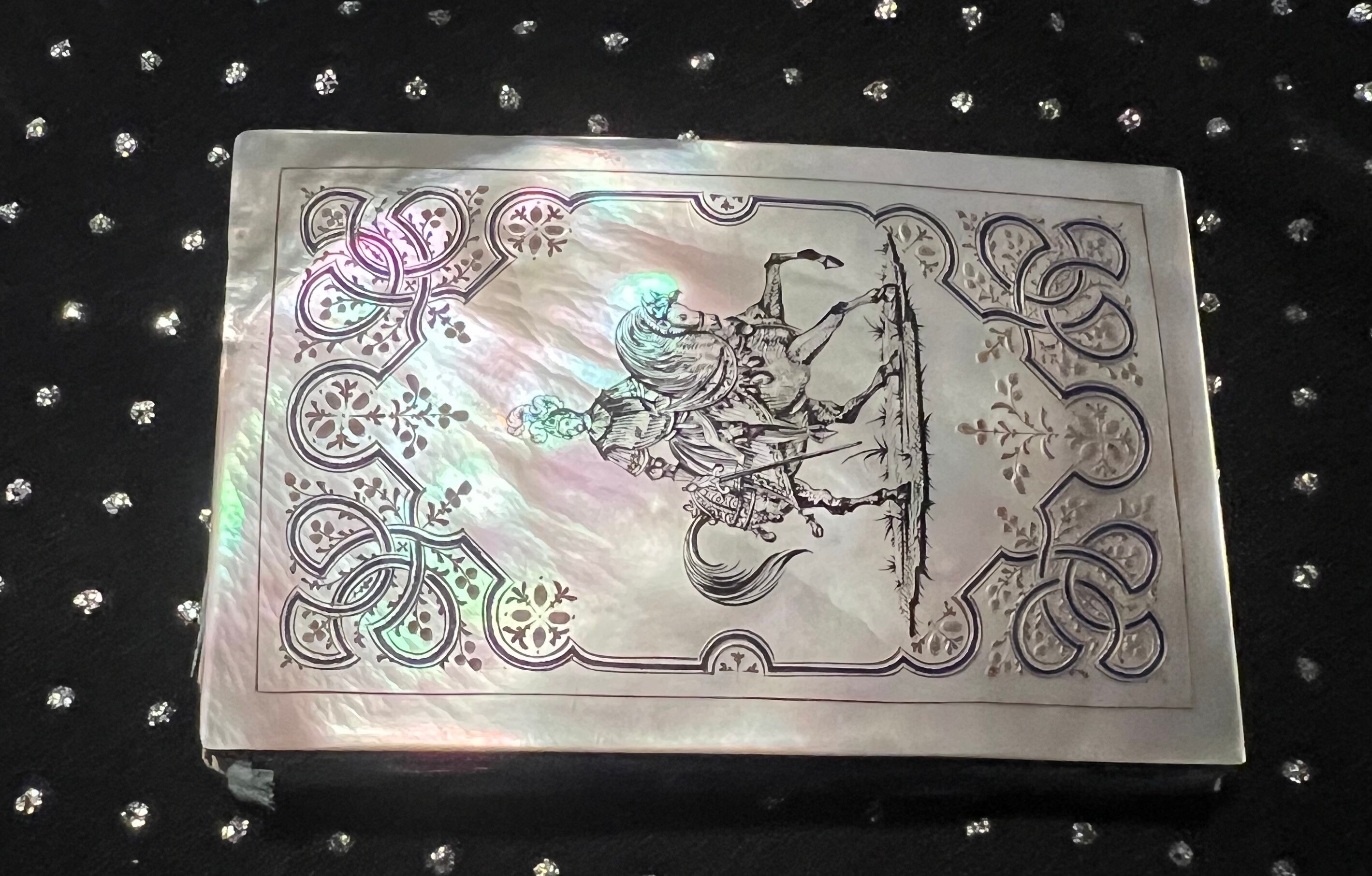 Beautiful Antique French MOP Nacre Inlaid Silver Knight - Etsy