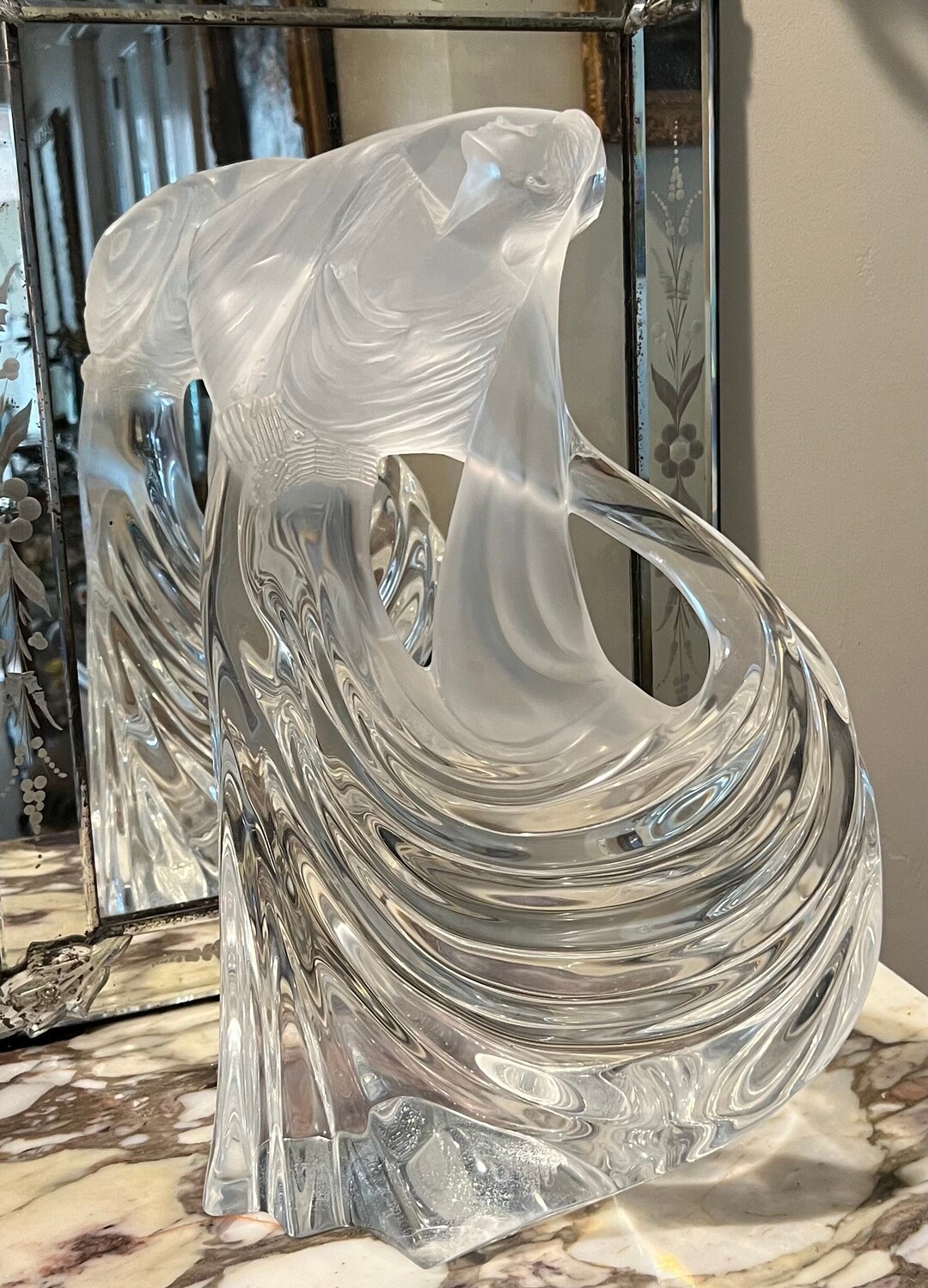 Stunning Vintage 80s Acrylic Lucite Sculpture “breath of Spring” Ann ...