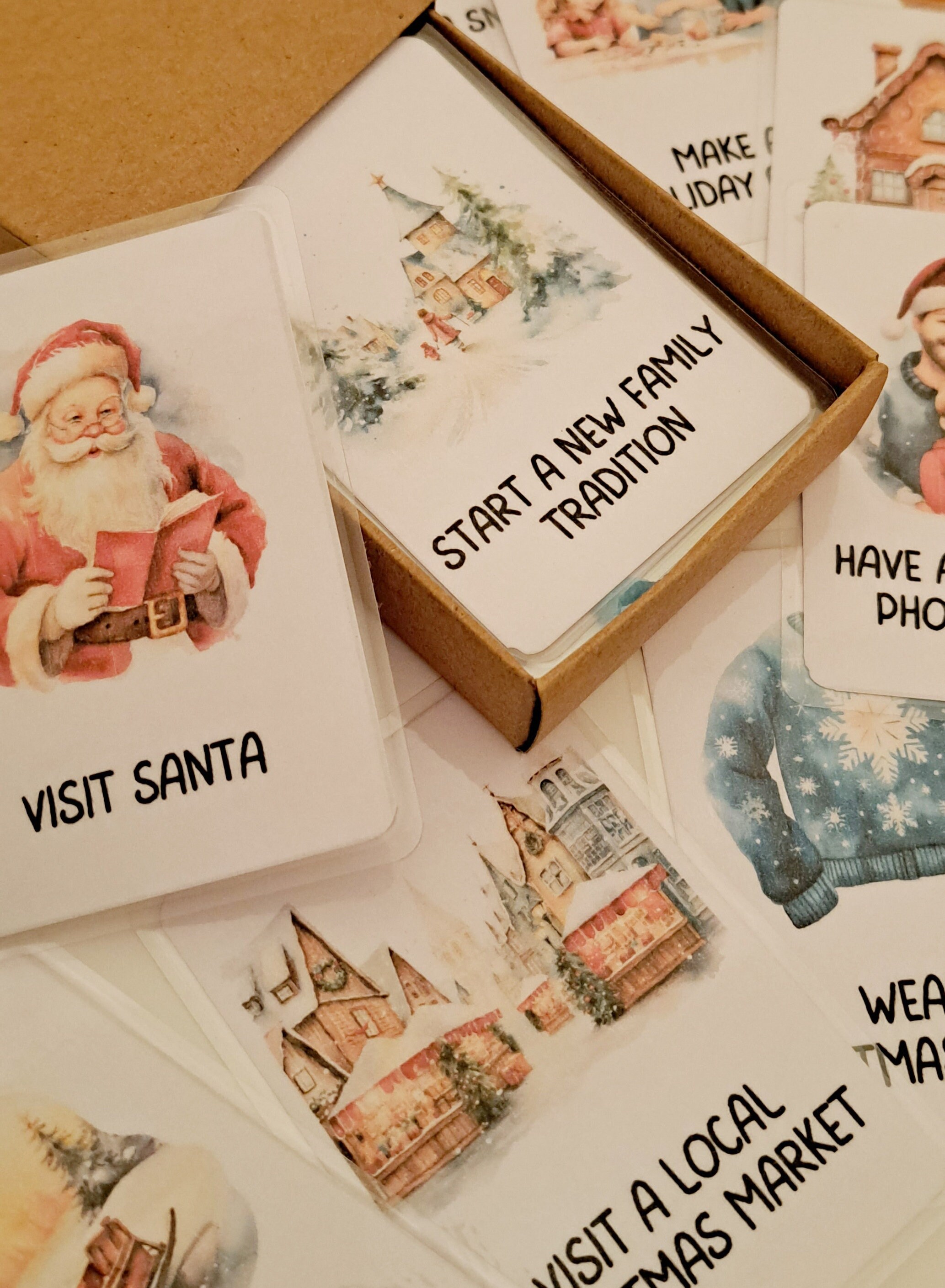 Advent Christmas Activity Cards - Etsy