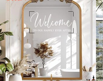 Wedding Mirror Decals - Etsy