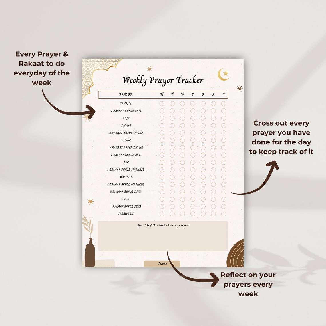 Muslim Journal Printable and Digital, Muslimah Planner, Prayer Journal ...