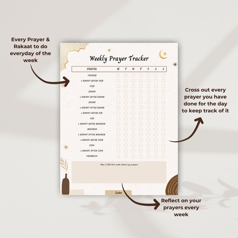 Muslim Journal Printable and Digital, Muslimah Planner, Prayer Journal ...
