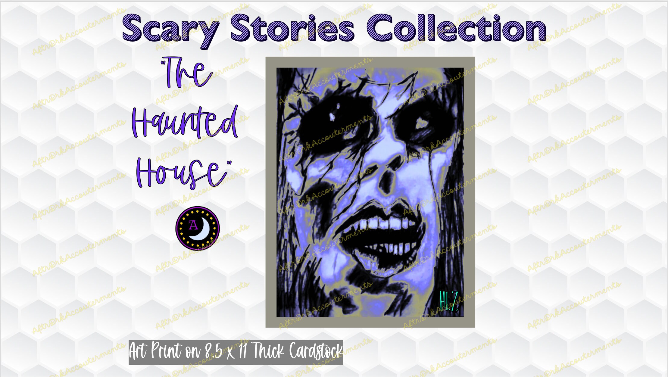 Scary Stories the Haunted House Dark Art Decor Gothic - Etsy