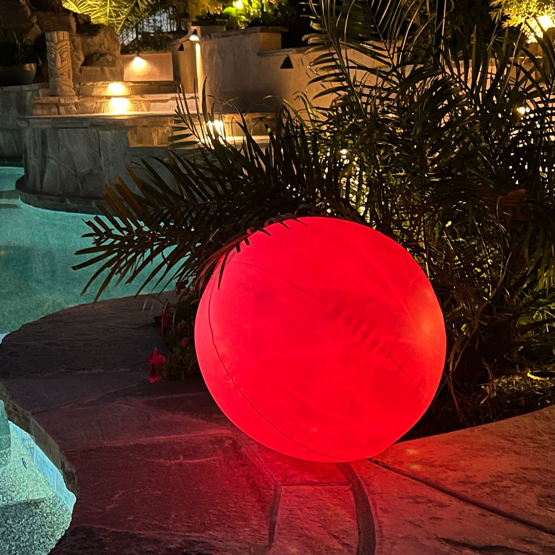 LED Beach Ball, Remote Control Ball, Light up Ball, Large LED Ball - Etsy