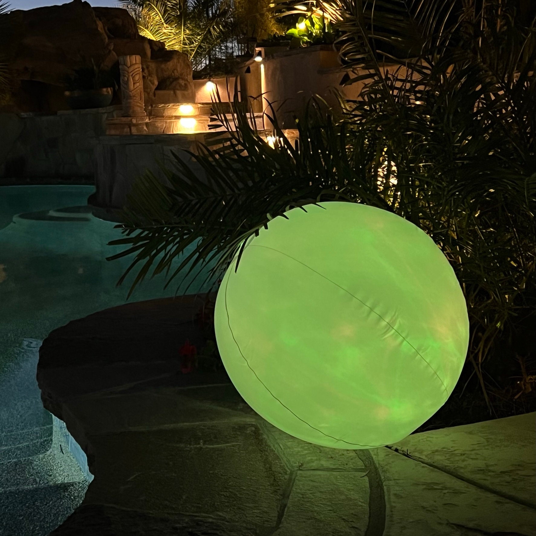 LED Beach Ball, Remote Control Ball, Light up Ball, Large LED Ball - Etsy
