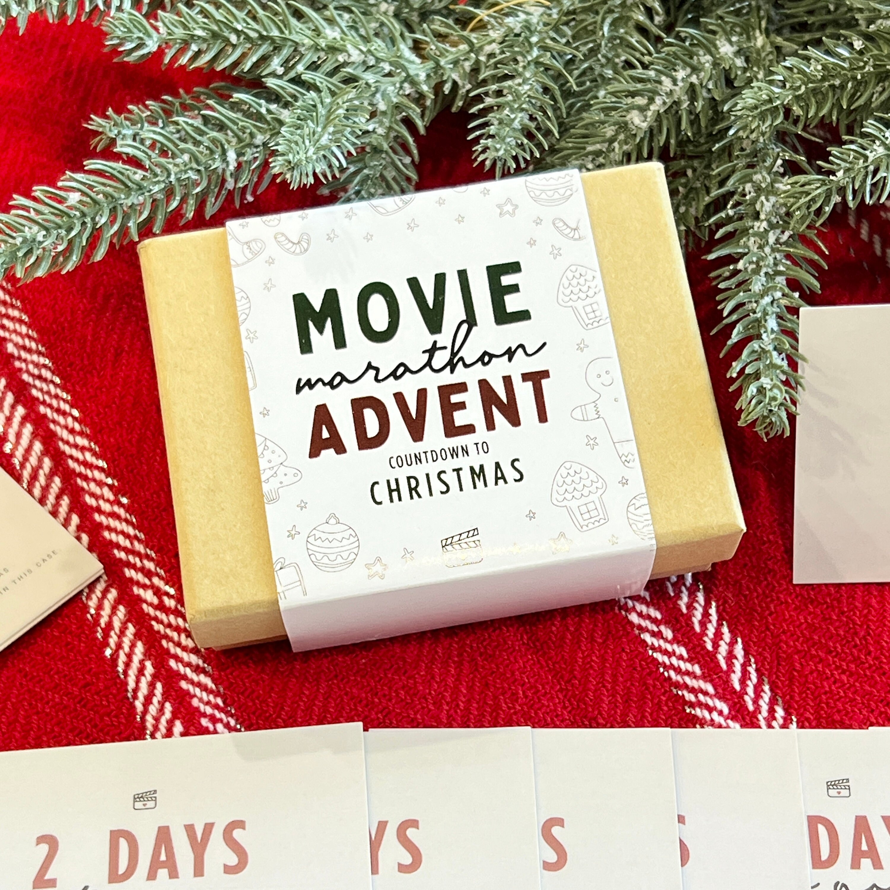 Family Fun 24 Days Christmas Advent Cards, Movie Cards, Song Cards - Etsy