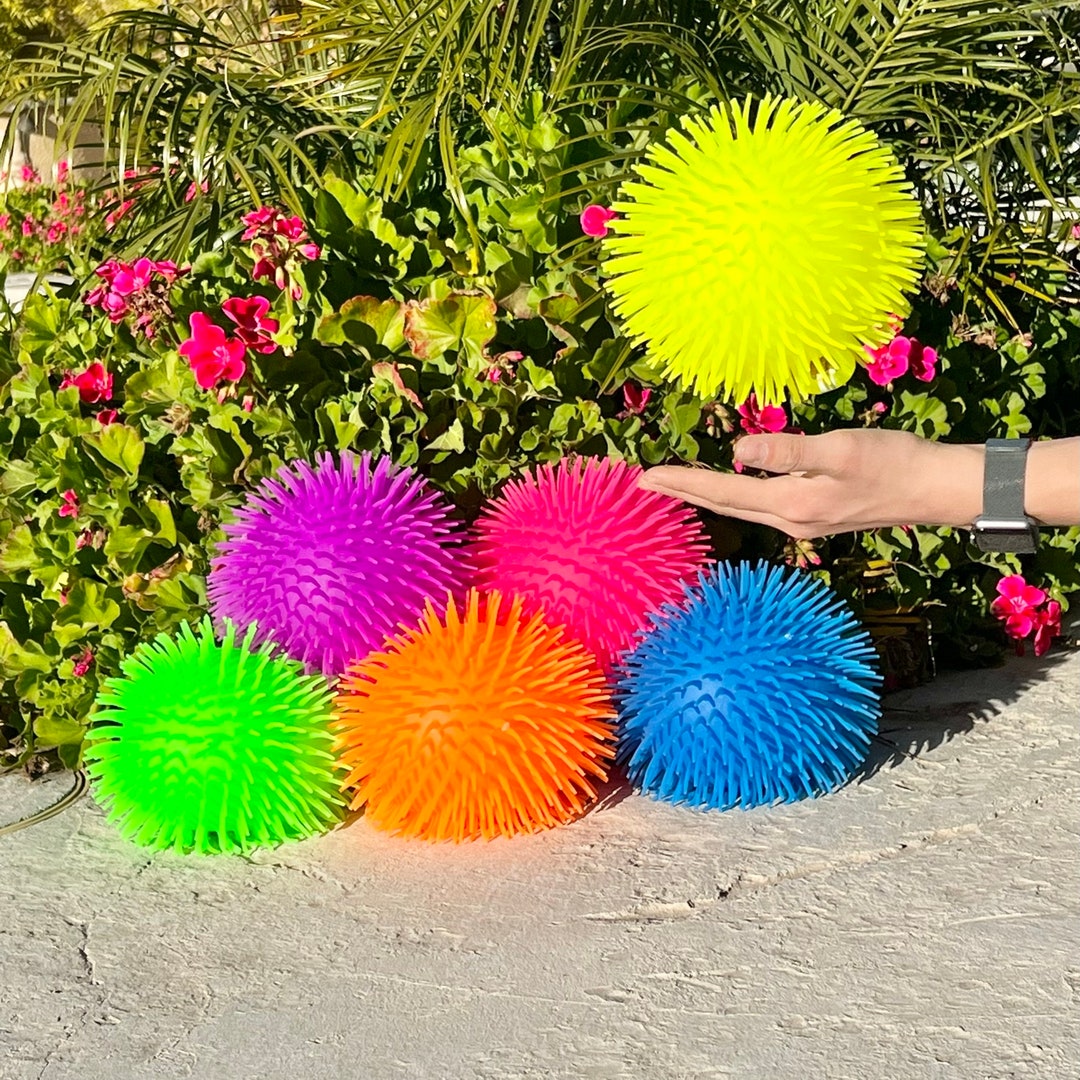 Jumbo Sensory Ball, Puffer Ball, Outdoor Toys, Squish Ball, Colorful ...