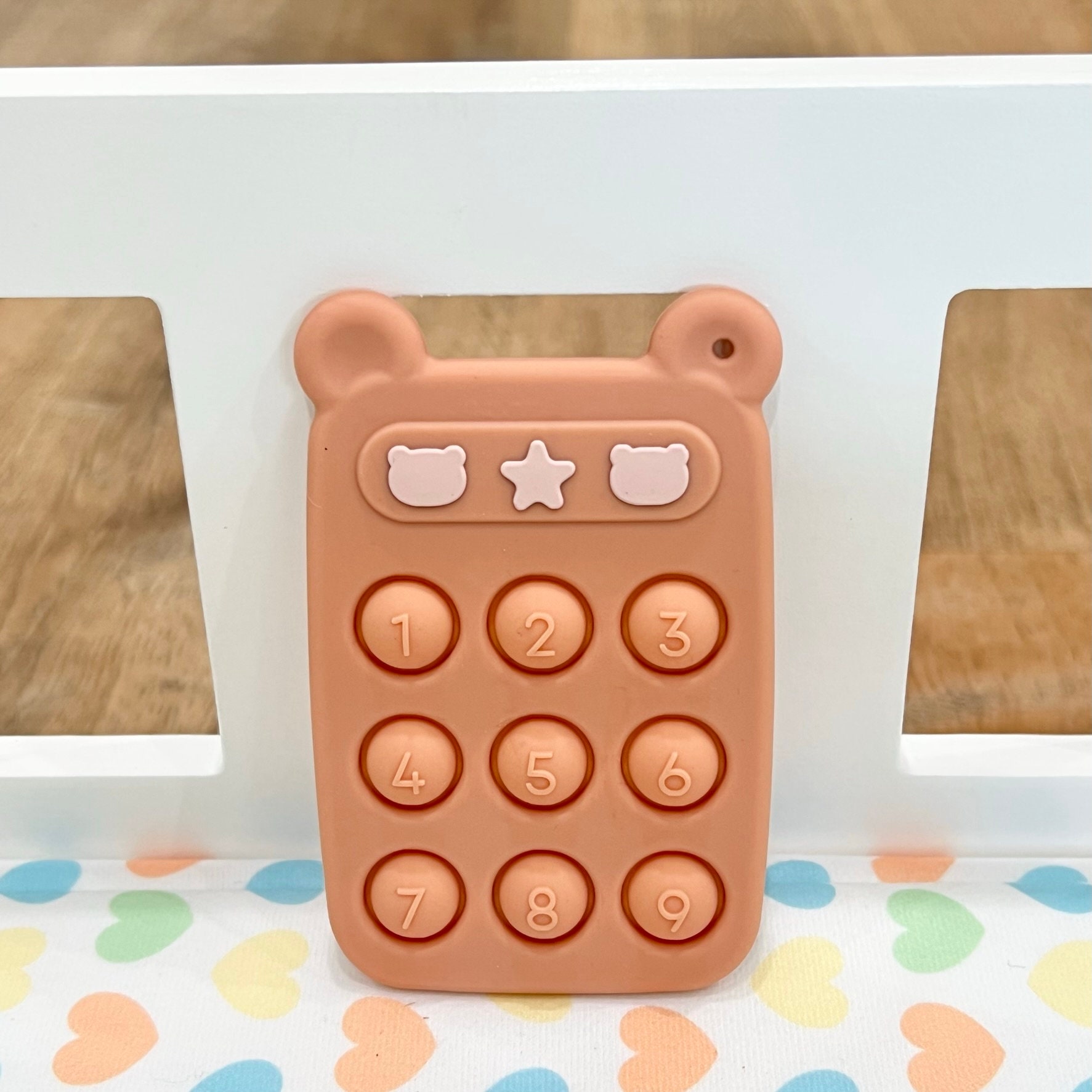 Teething Pop It Remote Baby Teether Baby Teething Soothing - Etsy