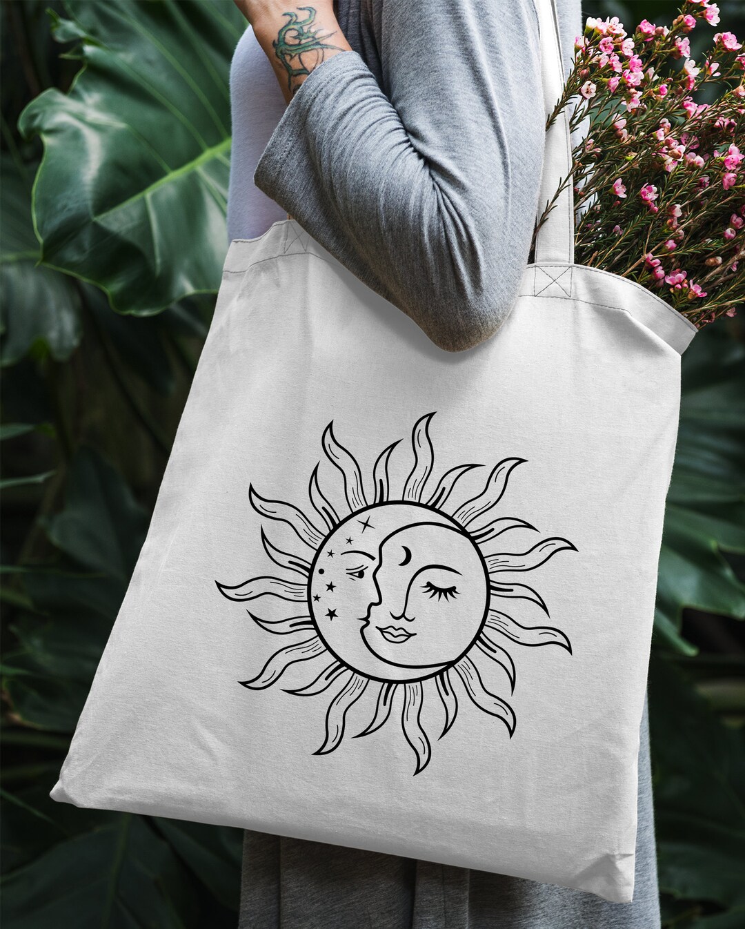 Sun and Moon Design Svg, Nature, Astrology, Night Time, Urban, Cut ...