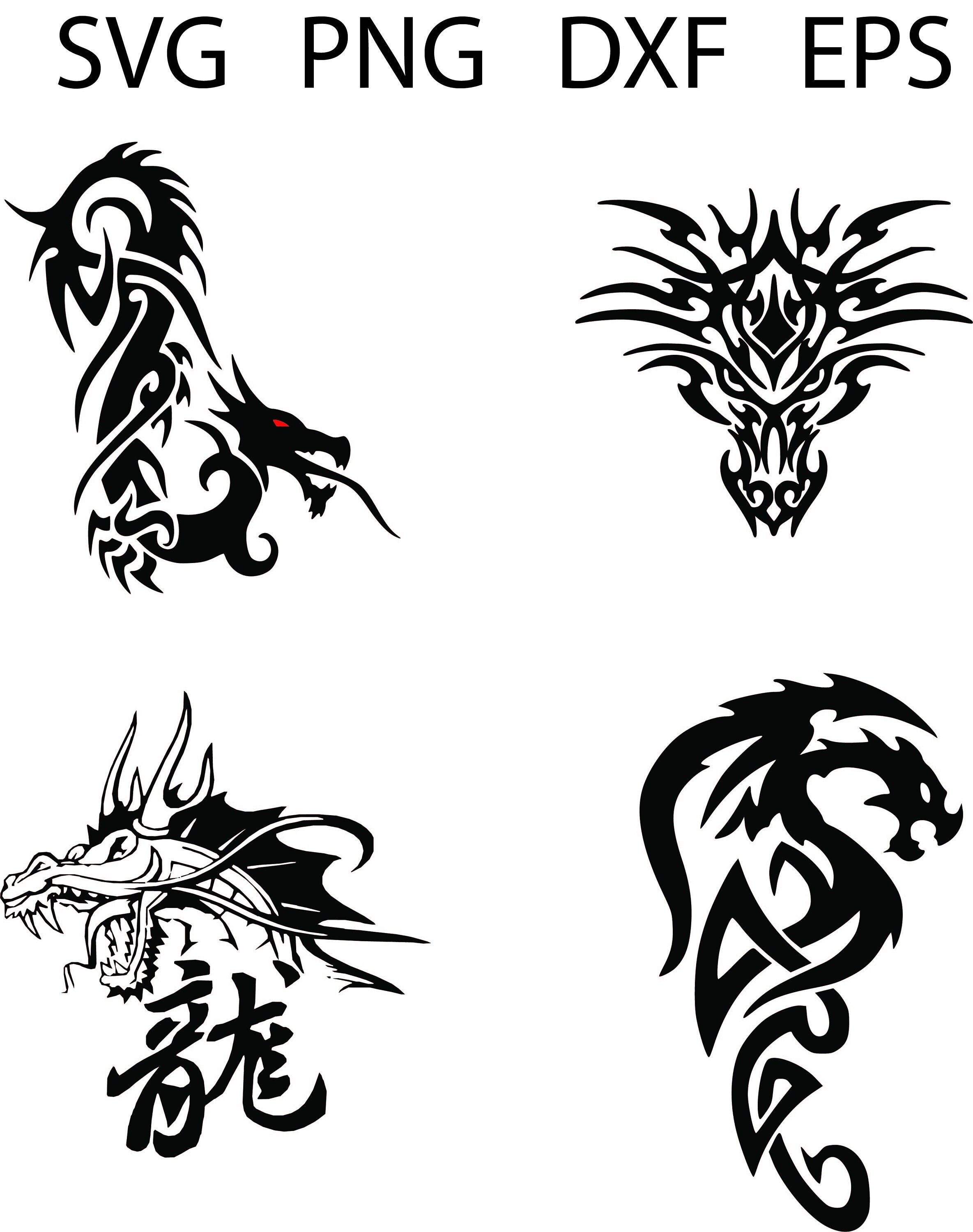 Dragon Svg for Cricut Dragon Bundle Cricut Cut Files PNG - Etsy Canada