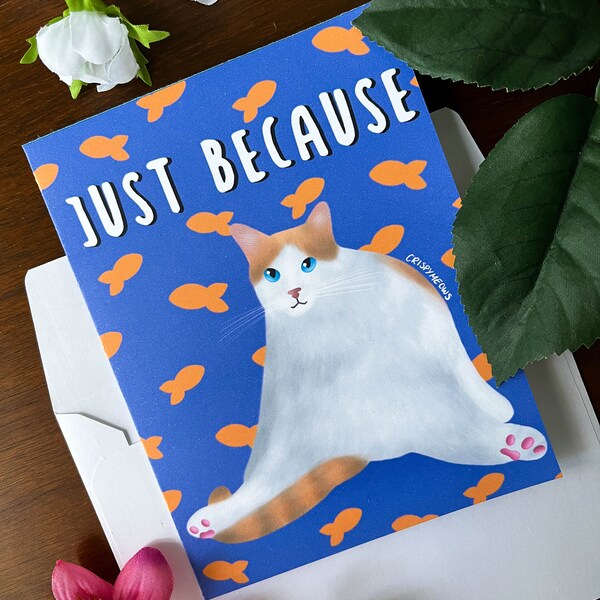 Just Because Card - Etsy