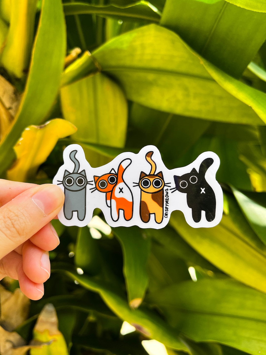 Heads or Tails Cat Sticker • Cat Butt Sticker • Funny Cat Sticker ...