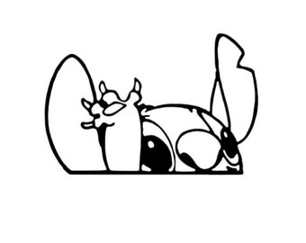 Stitch Waving Svg - Etsy
