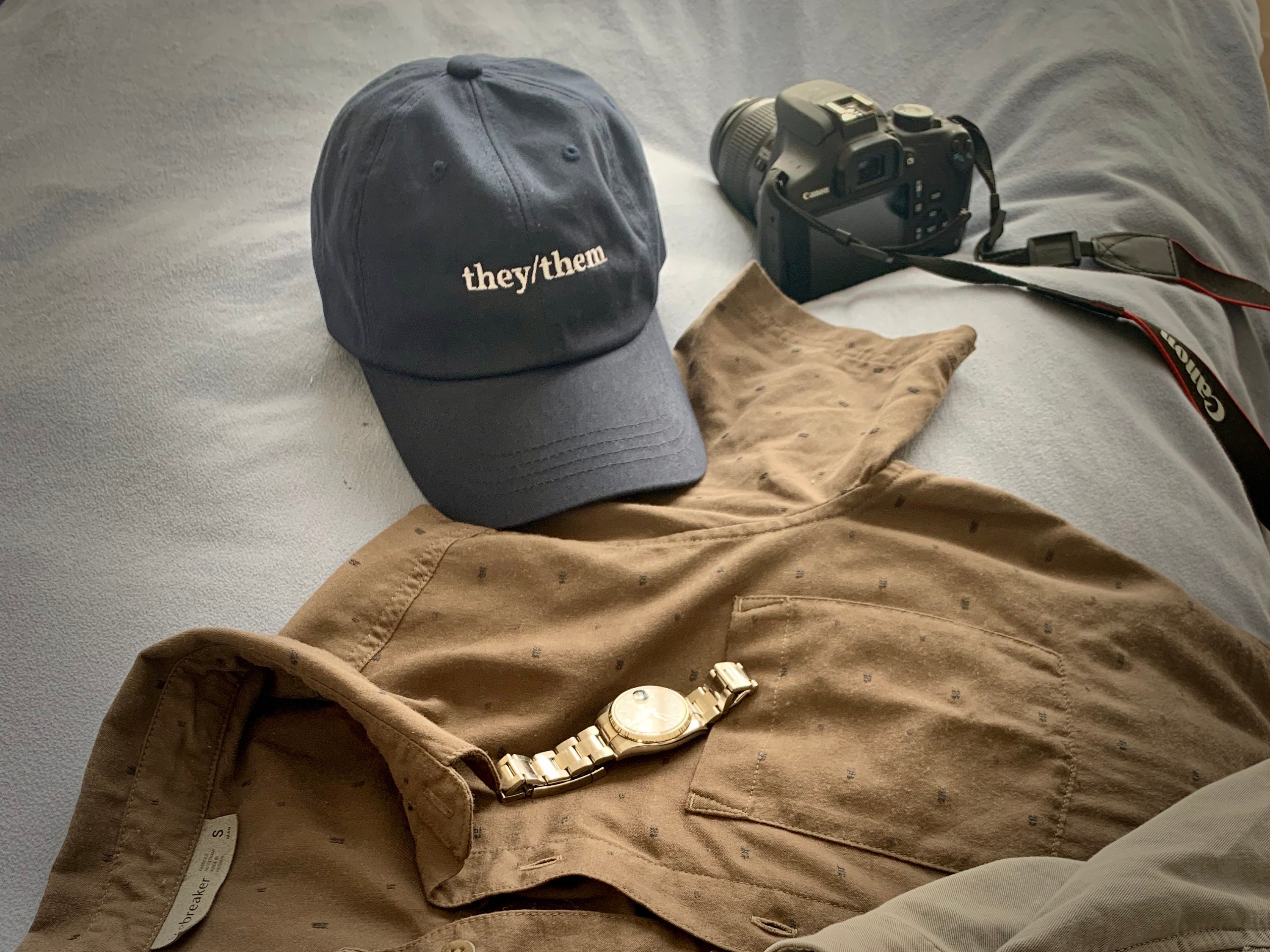 They Them Hat | Pronouns Dad Hat | Non-binary Baseball Cap - Etsy