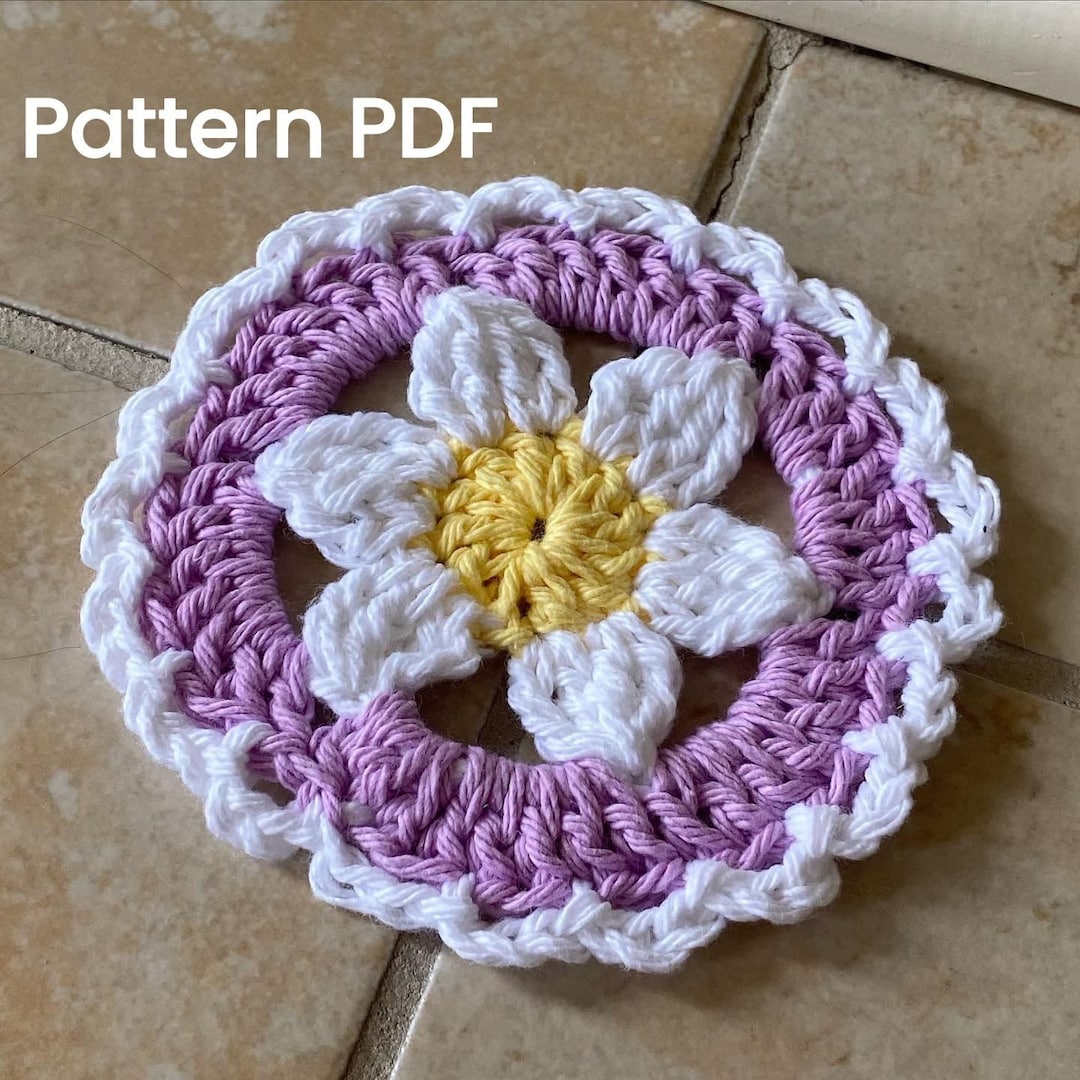 Daisy Coaster/applique Pattern - Etsy