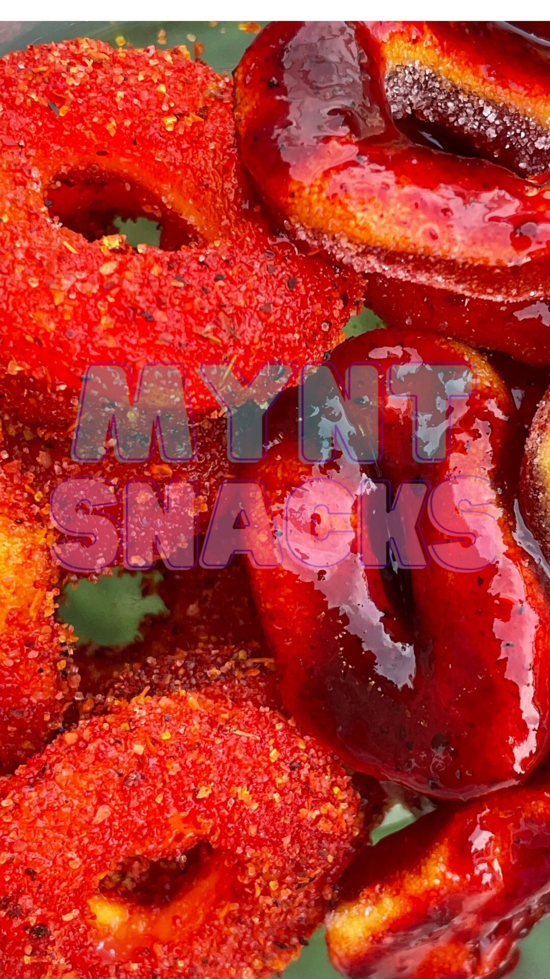 8oz Chili Chamoy Peach Rings - Etsy
