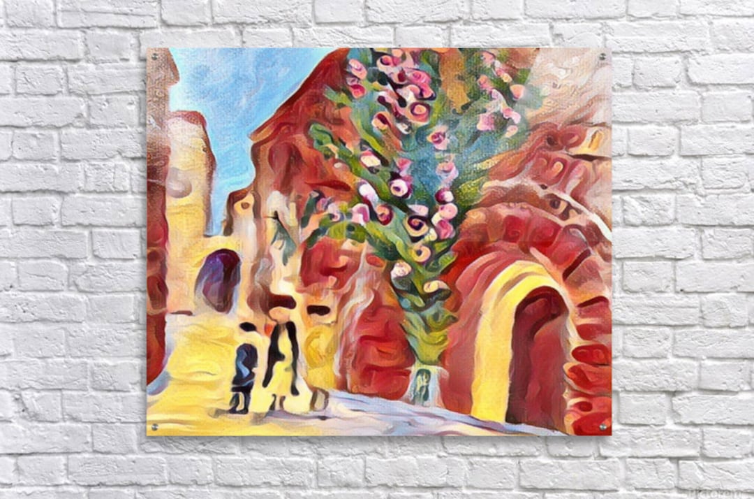 Giclee Prints Jerusalem Art Israel Painting Impressionist Jewish Wall ...