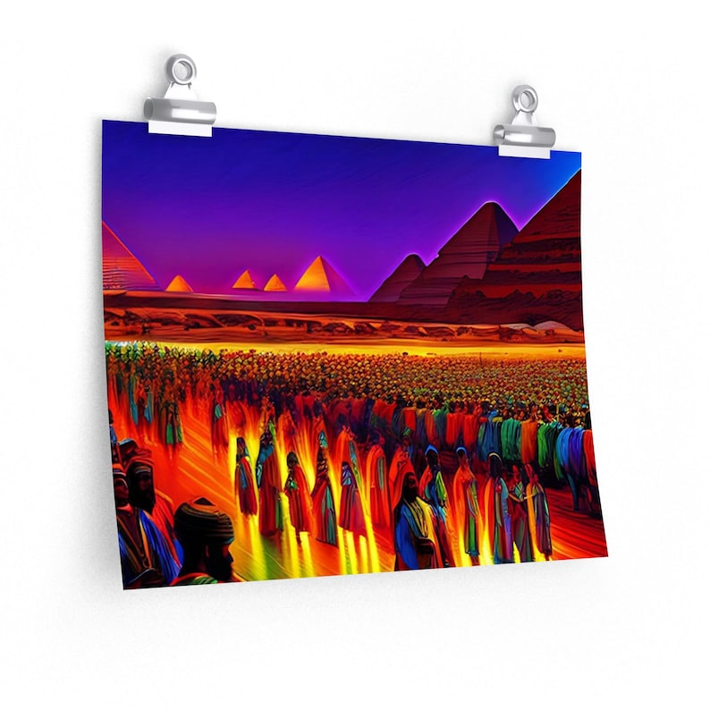 Wall Art Biblical Exodus Art Print Passover Gift and Biblical - Etsy