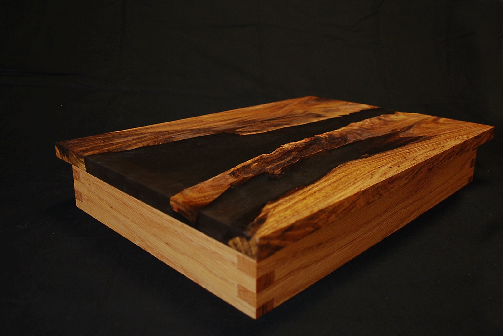 Custom Made Epoxy River Kitchen Knife Box - Etsy