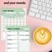 Printable Undated Daily Weekly Monthly Planner Digital Bundle With ...