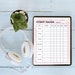 Well-being Tracker Bundle for Health Fitness Habits and - Etsy