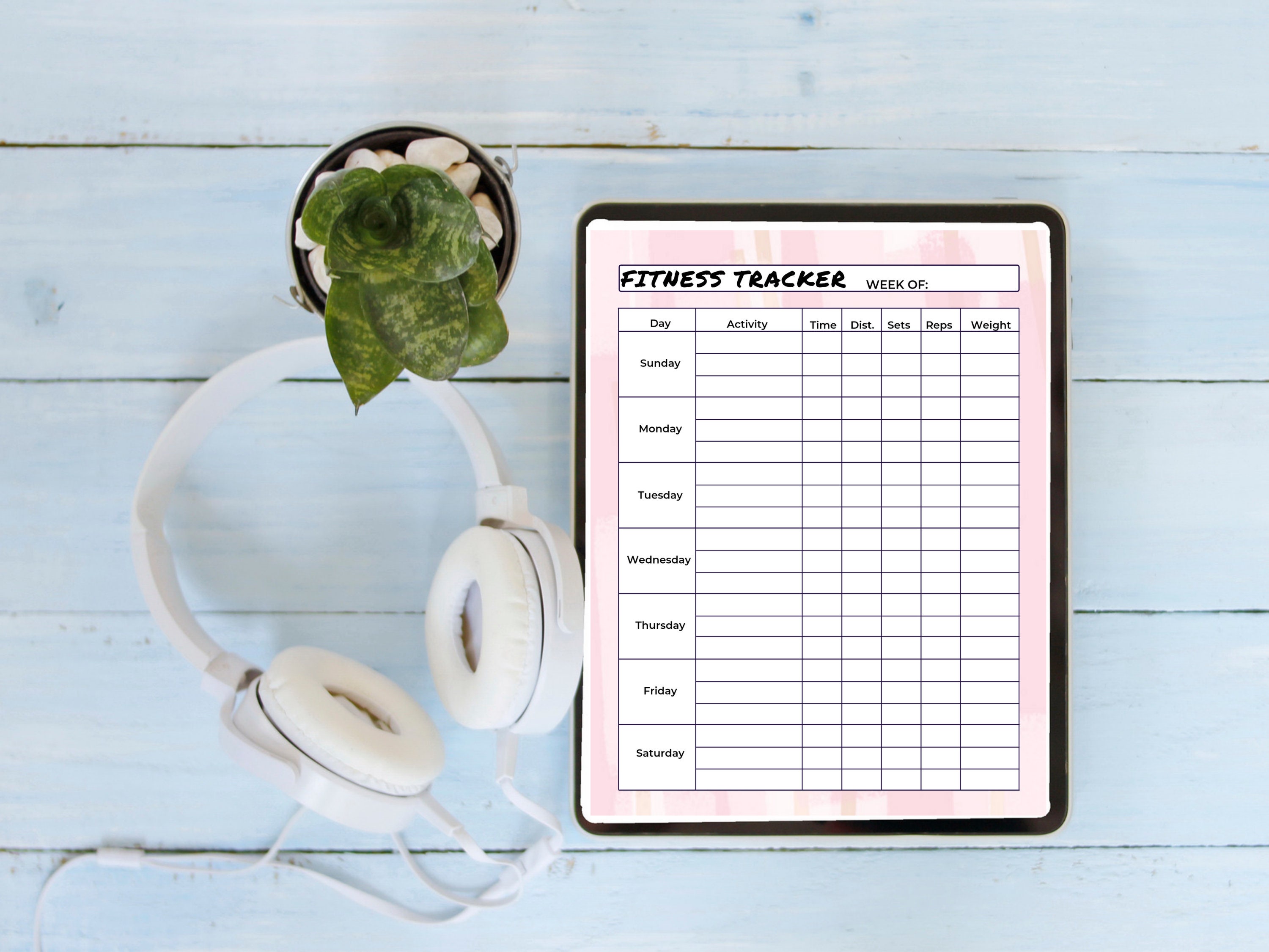 Well-being Tracker Bundle for Health, Fitness, Habits, and Weight ...