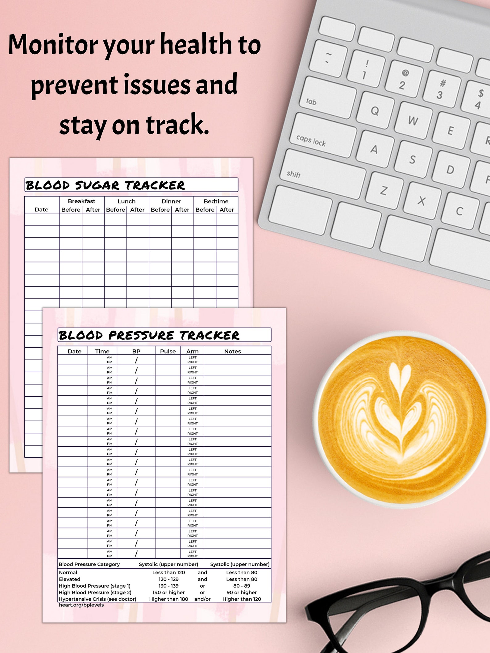 Well-being Tracker Bundle for Health, Fitness, Habits, and Weight ...