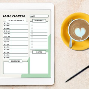 Printable Undated Daily Weekly Monthly Planner Digital Bundle With ...