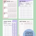Printable Undated Daily Weekly Monthly Planner Digital Bundle With ...