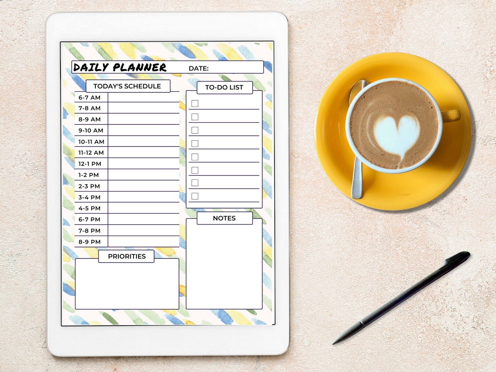 Printable Undated Planner - Daily, Weekly, Monthly, and Yearly Instant ...
