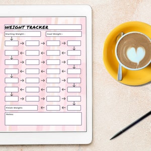 Well-being Tracker Bundle for Health, Fitness, Habits, and Weight ...