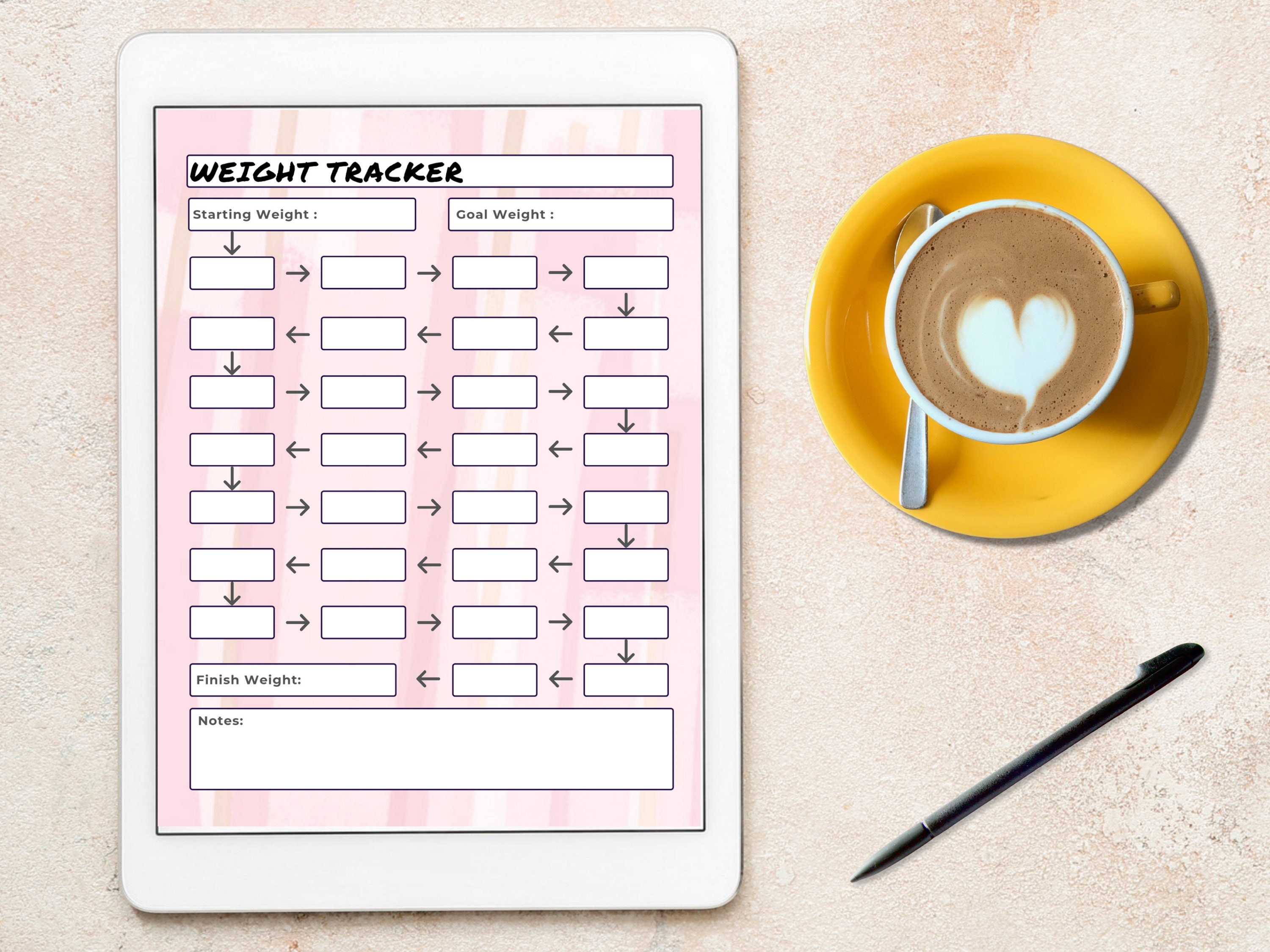 Well-being Tracker Bundle for Health, Fitness, Habits, and Weight ...