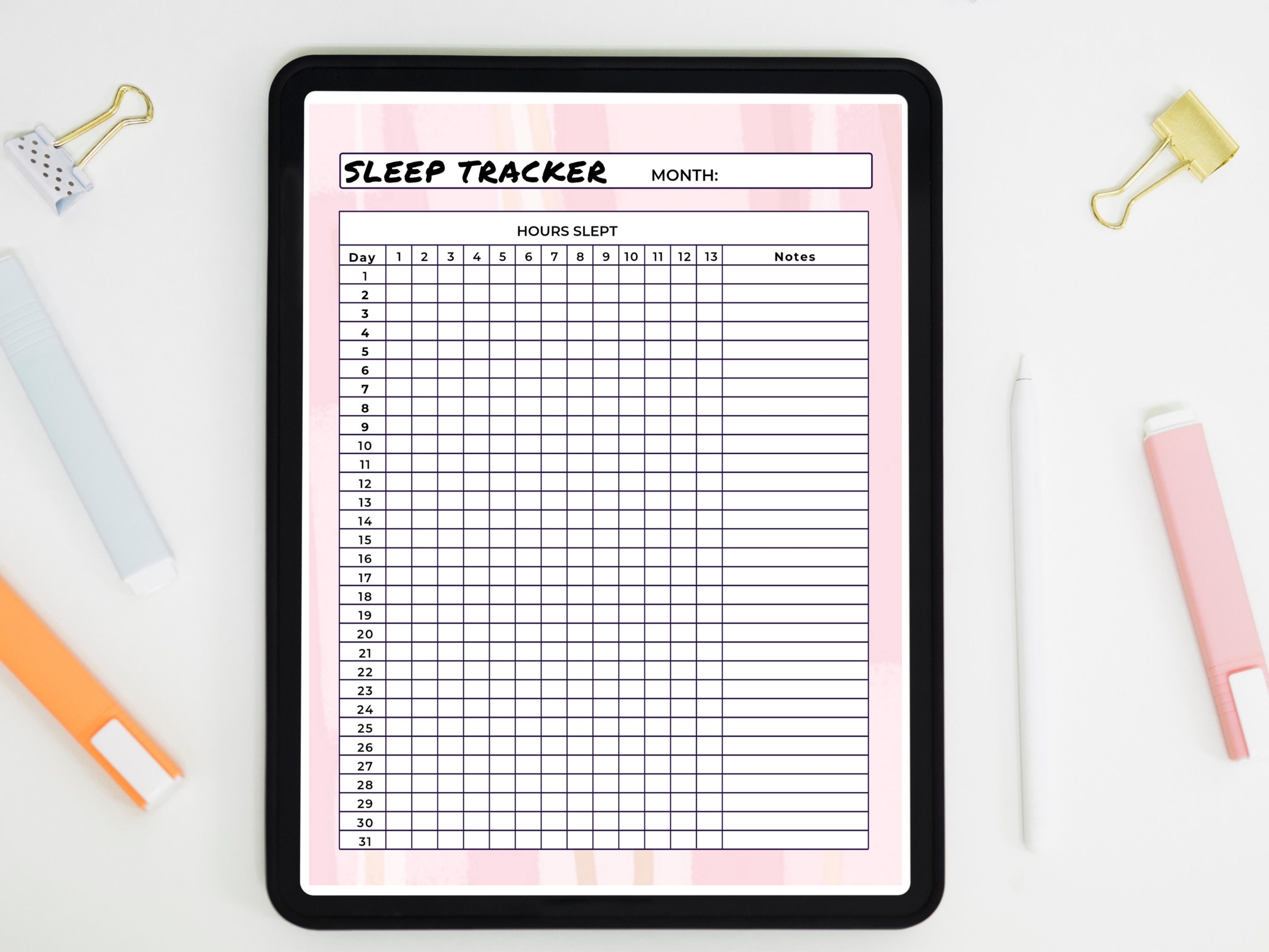 Well-being Tracker Bundle for Health, Fitness, Habits, and Weight ...