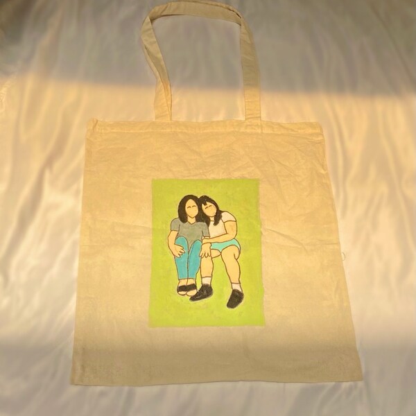 Painted Tote Bag - Etsy