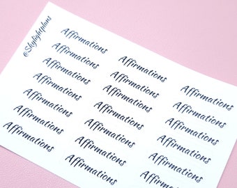 Affirmation Header - Etsy