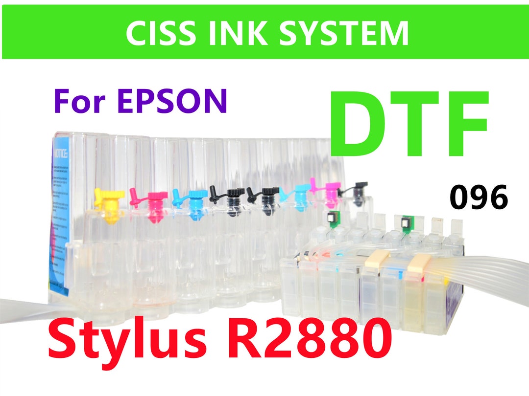 Empty Cis CISS Ink System for Stylus Photo R2880 Printer T096 96 With ...