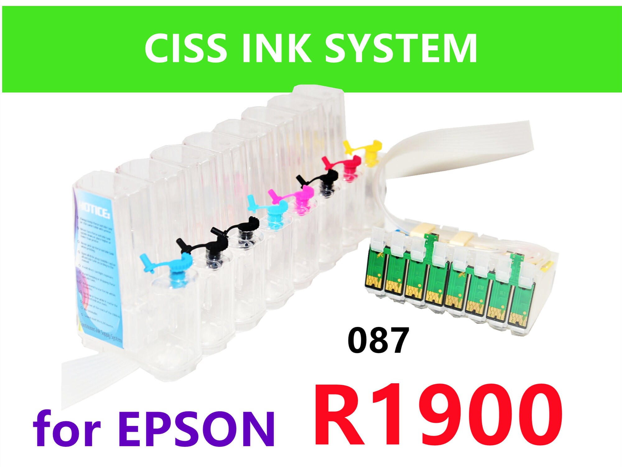 Empty Dye Pigment CIS CISS Ink System for Stylus Photo R1900 - Etsy
