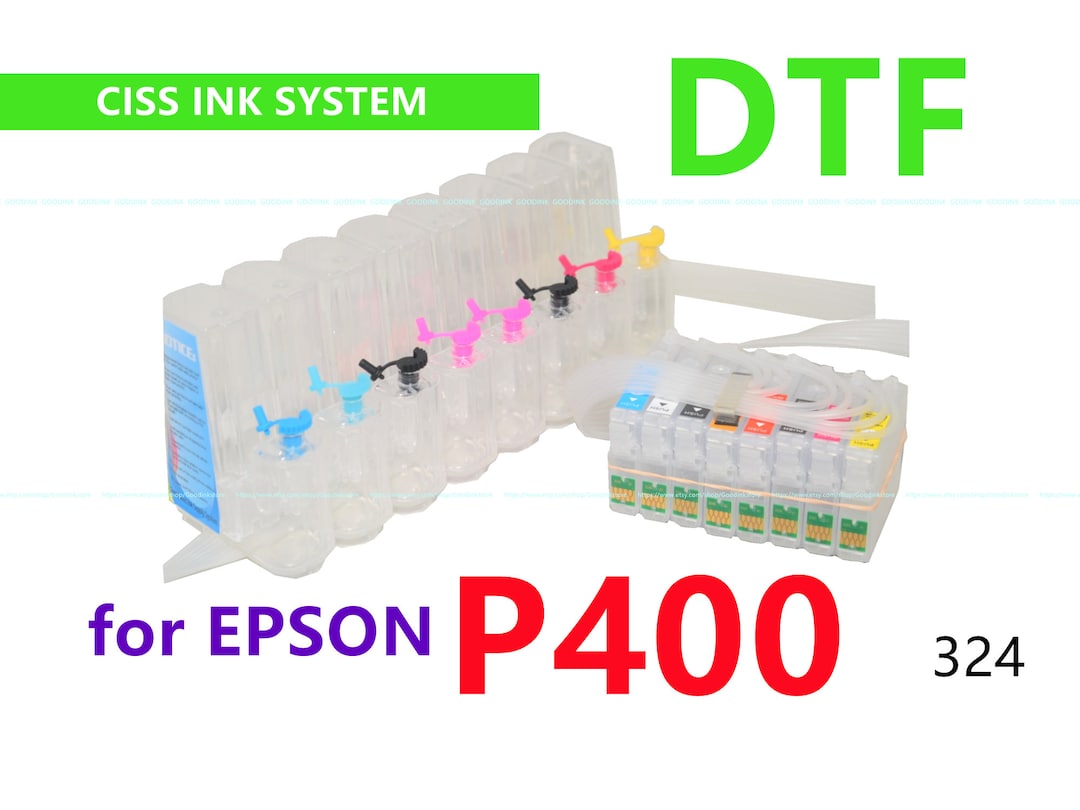 Empty Cis CISS Ink System Alternative for Surecolor P400 Printer T324 ...