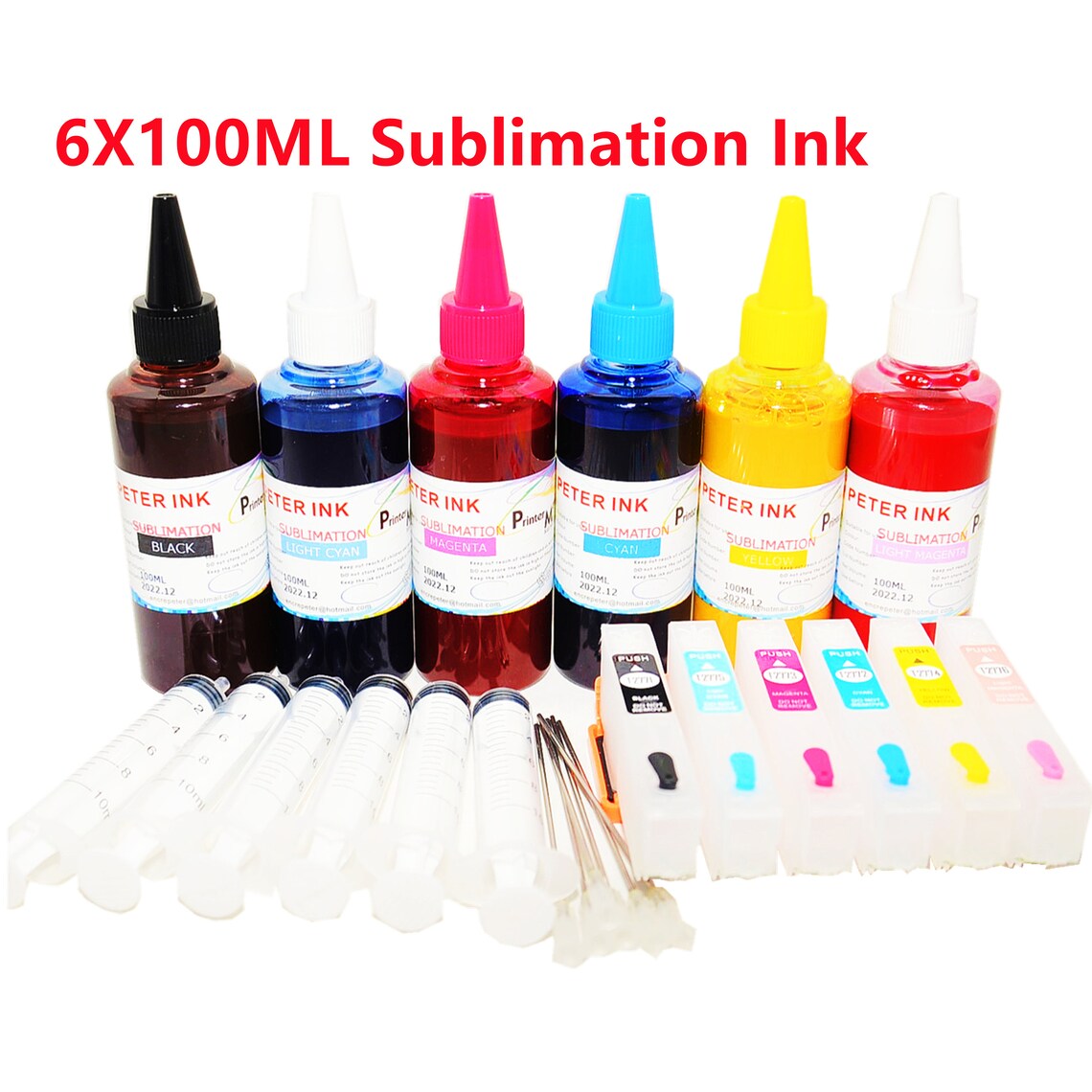 Empty Dye Sublimation Pigment Refillable Ink Cartridge for | Etsy